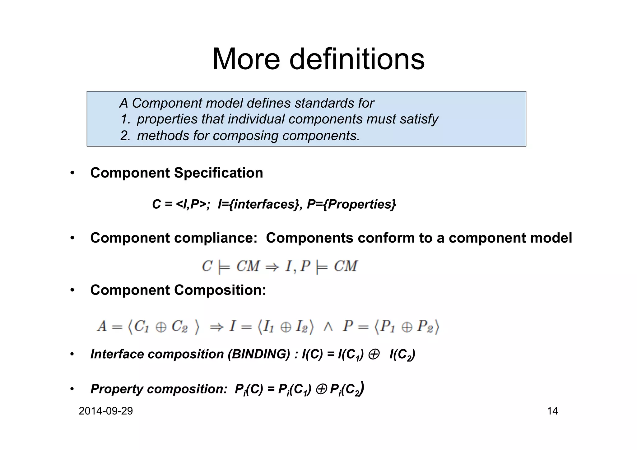 Component-Based and Model-Driven Engineering: what is the difference? A ...