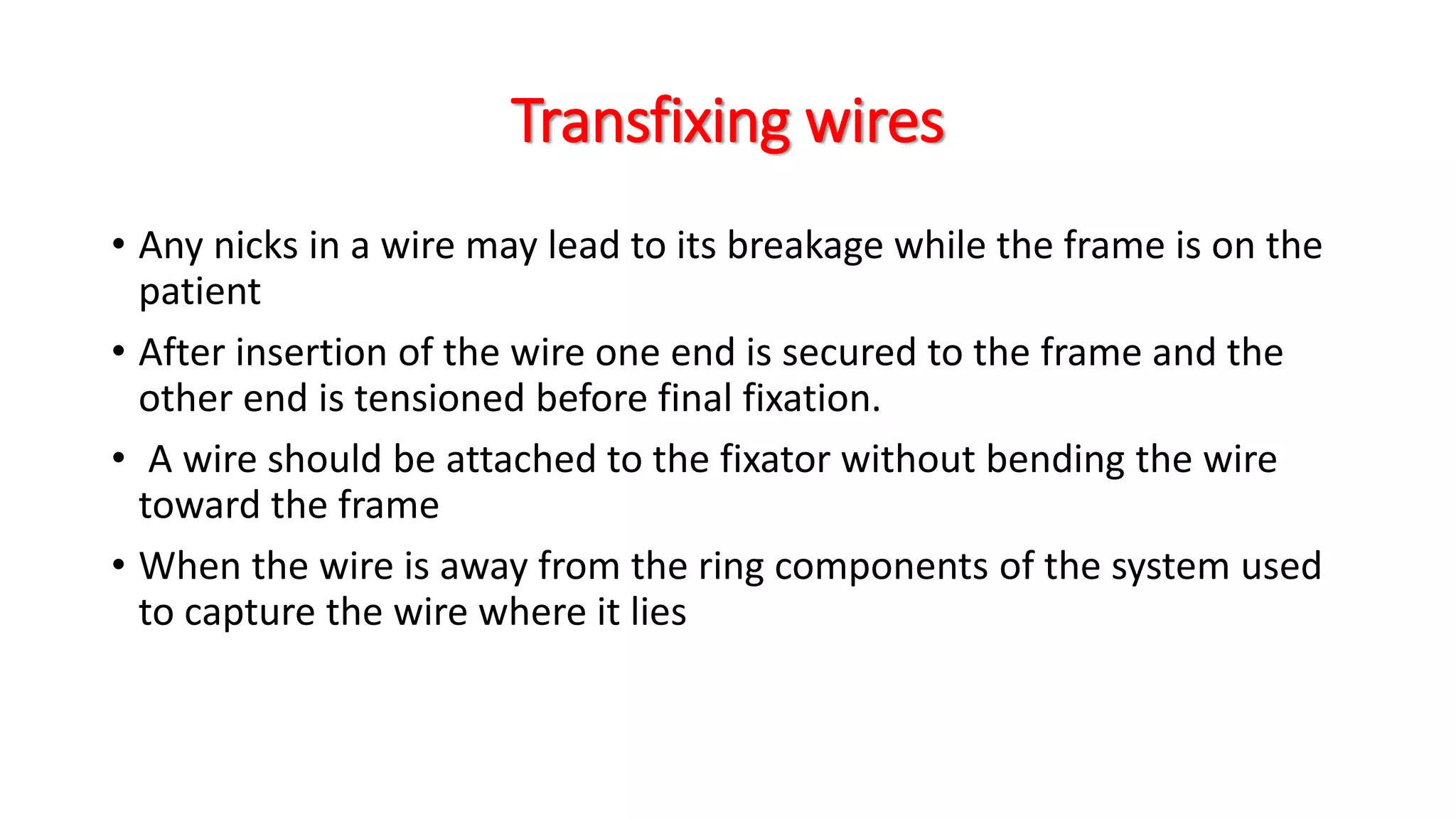 Compnents of the ilizarov ring fixator | PPTX