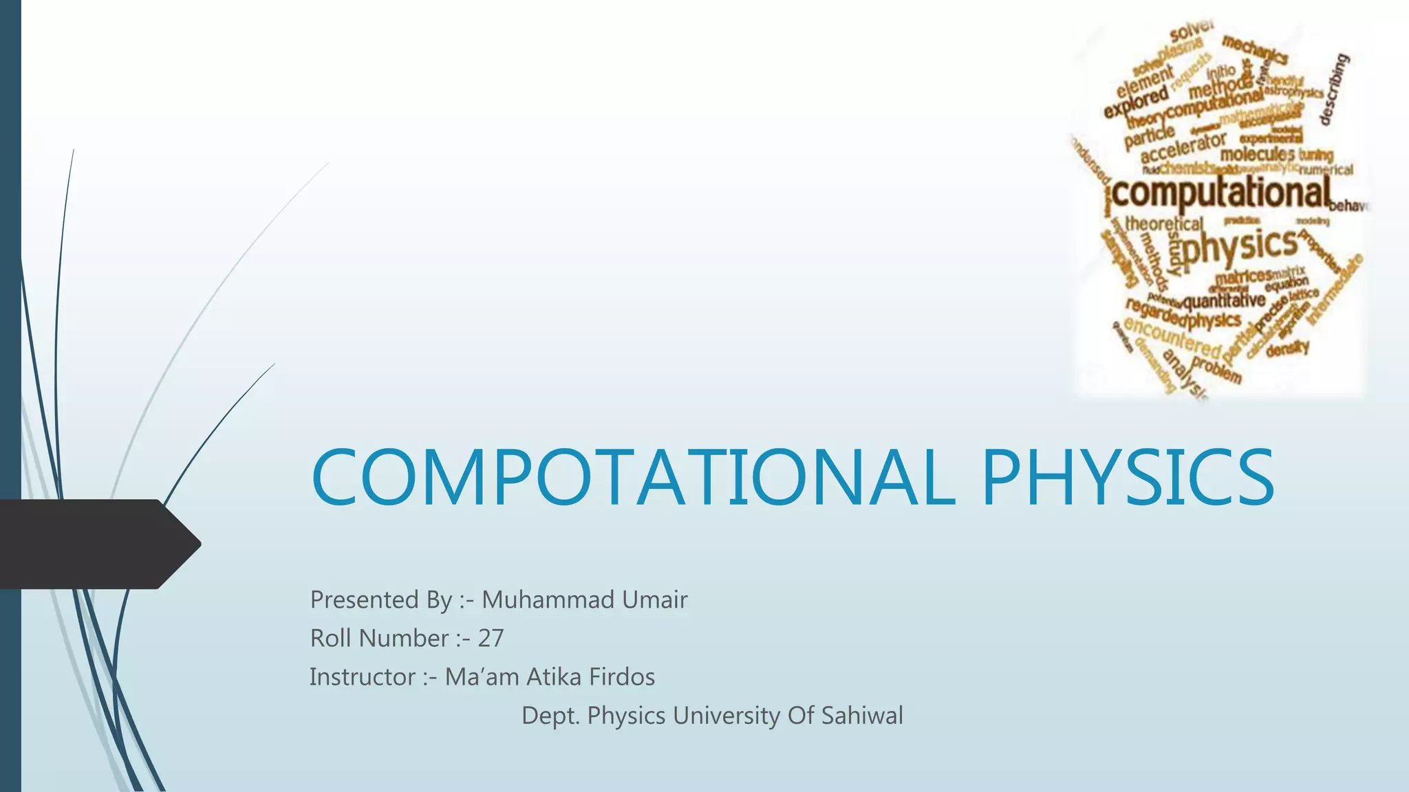 Computational physics | PPTX