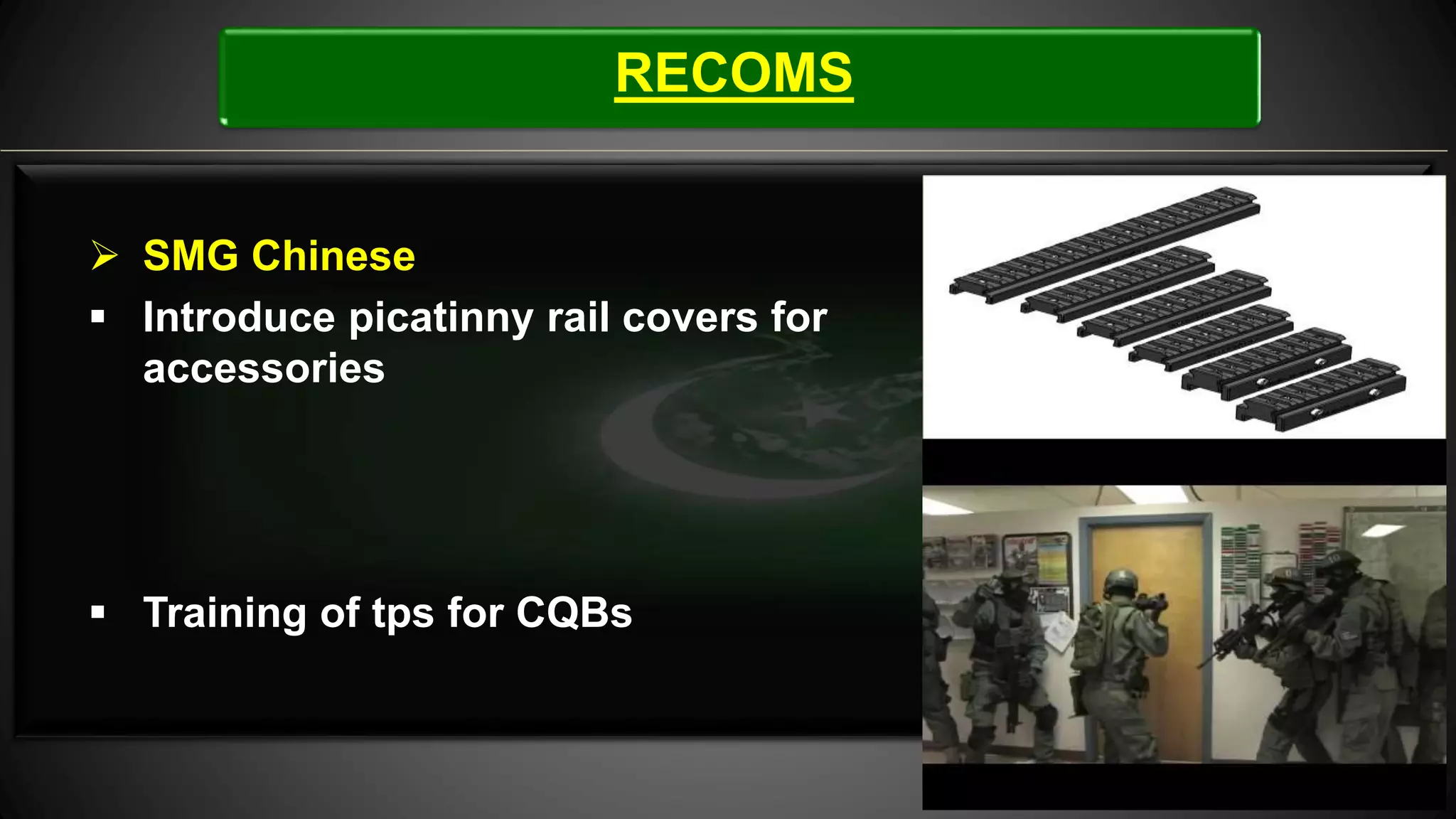 Comparison of INSAS and SMG chinese Type 56 | PPTX