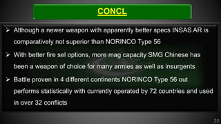 Comparison of INSAS and SMG chinese Type 56 | PPTX