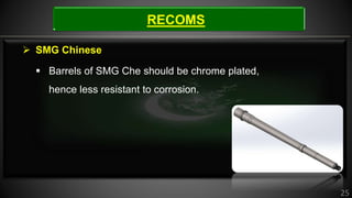 Comparison of INSAS and SMG chinese Type 56 | PPTX