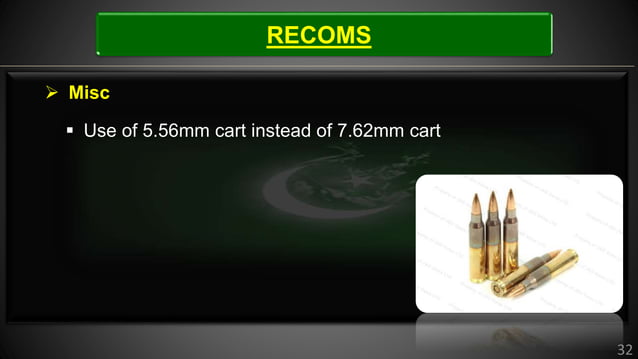 Comparison of INSAS and SMG chinese Type 56 | PPTX | Arms & Ammunition ...