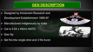 Comparison of INSAS and SMG chinese Type 56 | PPTX