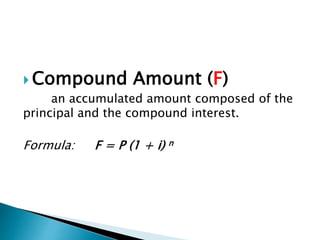 Compound interest | PPTX