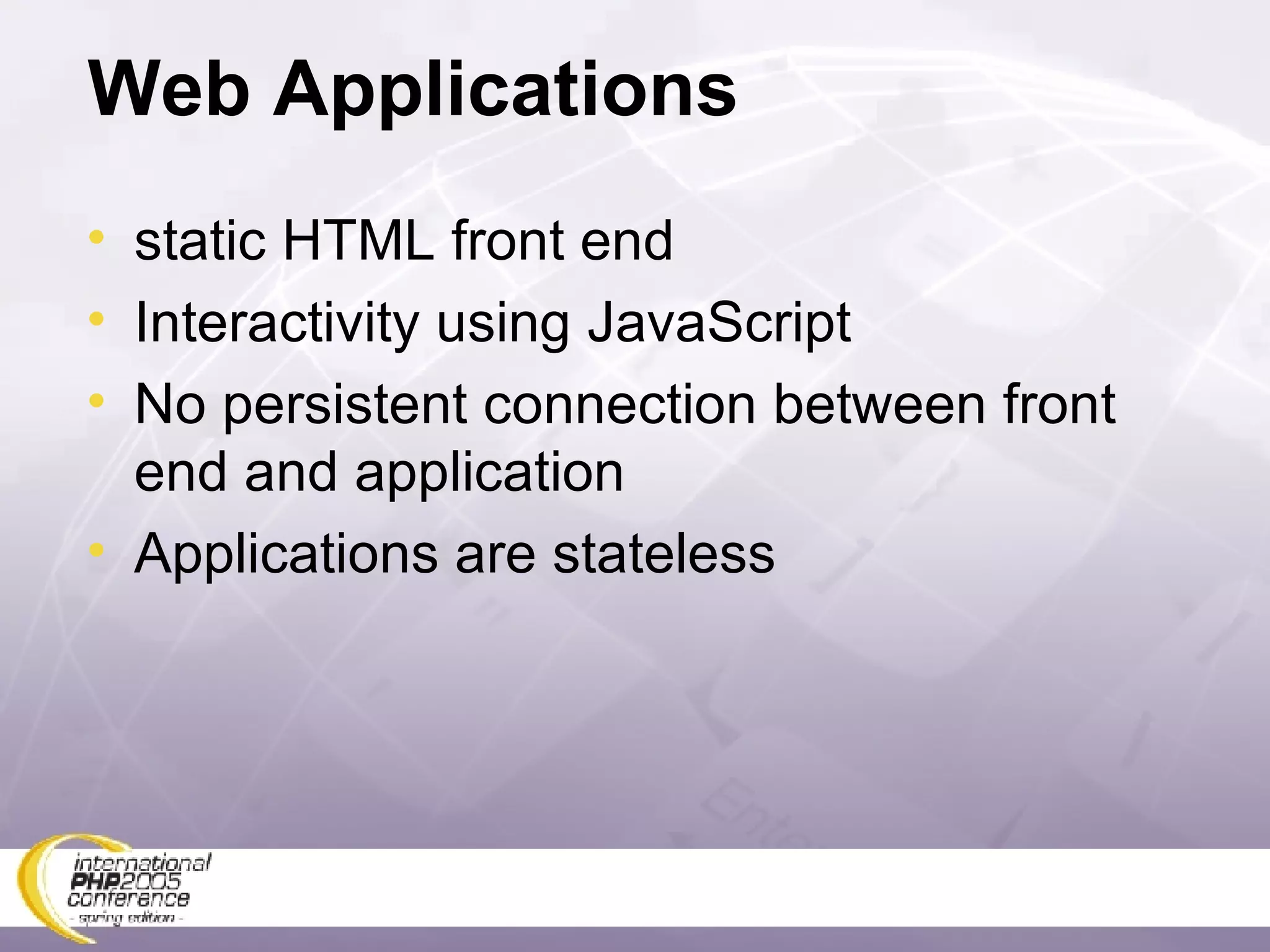 Component and Event-Driven Architectures in PHP | PPT