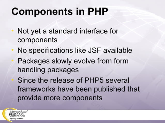 Component and Event-Driven Architectures in PHP | PPT