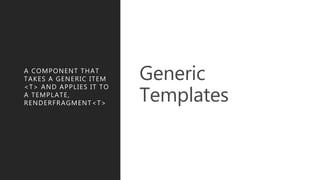 Secrets of a Blazor Component Artisan | PPTX