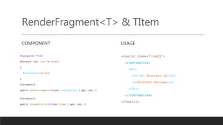 Secrets of a Blazor Component Artisan | PPTX | Web Design and HTML | Internet