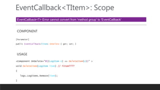 Secrets of a Blazor Component Artisan | PPTX | Web Design and HTML | Internet