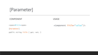 Secrets of a Blazor Component Artisan | PPTX | Web Design and HTML | Internet
