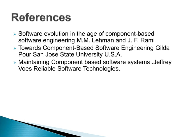 Component based-software-engineering | PPT