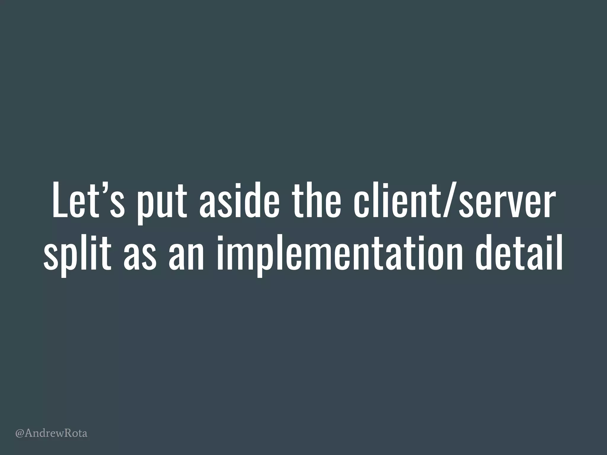 Component Based Ui Architectures For The Web Ppt