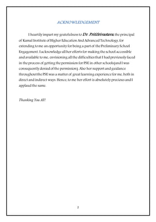 Component 1 observation of regular classroom teaching | PDF