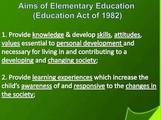 Component 1 aims, goals and objectives of curriculum | PPTX