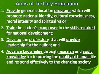 Component 1 aims, goals and objectives of curriculum | PPTX