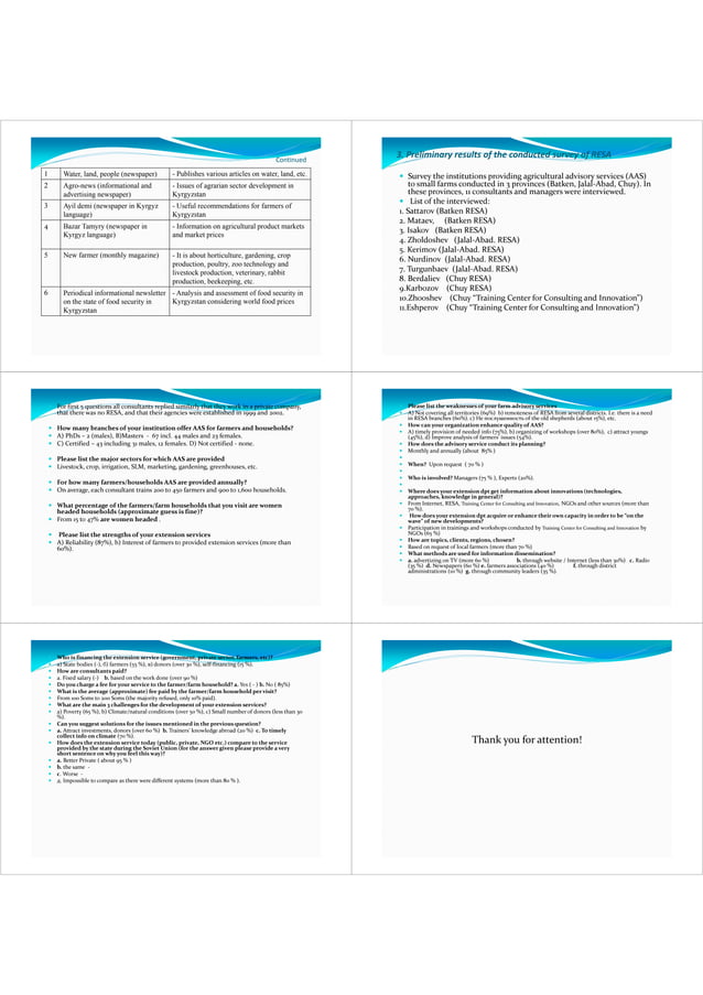 Kyrgzstan Component 3 | PDF