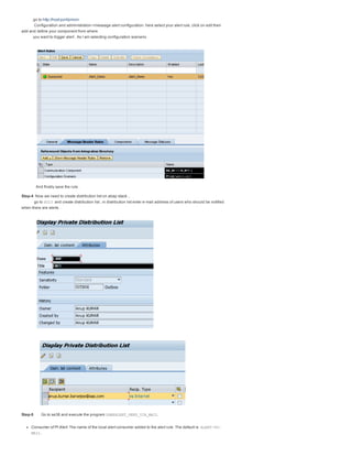 Component based message alerting on as abap scn | PDF