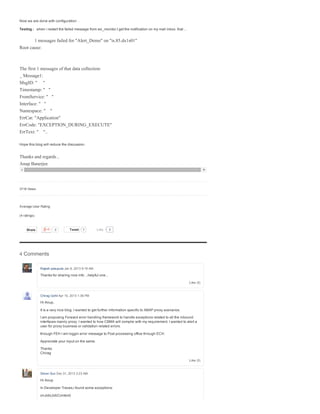 Component based message alerting on as abap scn | PDF