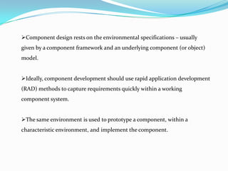 Component design and implementation tools | PPTX