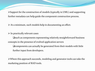Component design and implementation tools | PPTX