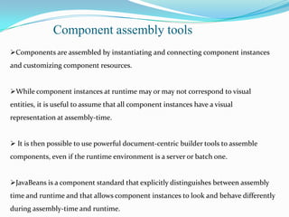 Component design and implementation tools | PPTX