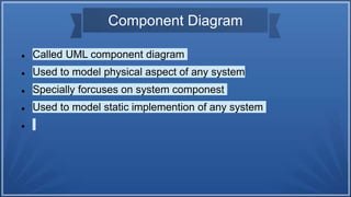 Component diagram and Deployment Diagram | PPTX