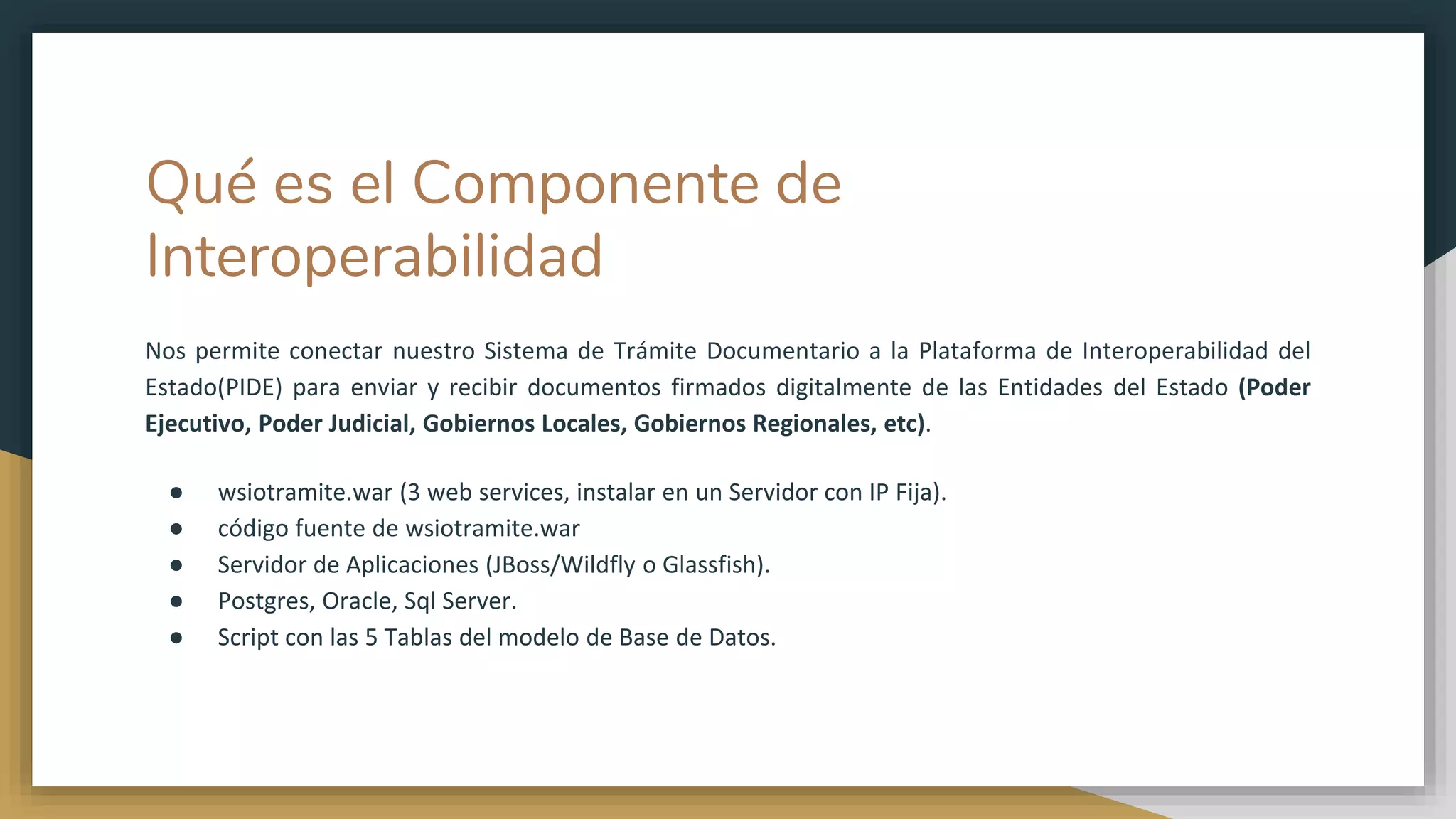 Componente de Interoperabilidad - Modelo de Gestion Documental | PPTX