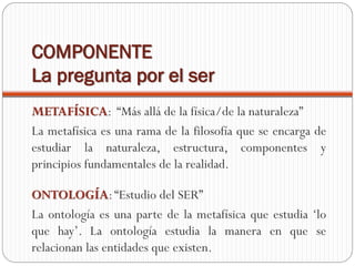el ser filosofia | PDF