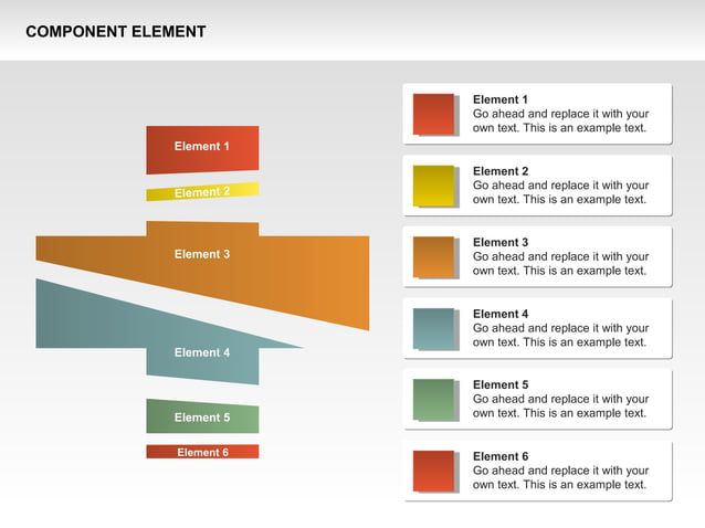 Component Elements Charts and Diagrams | PPT