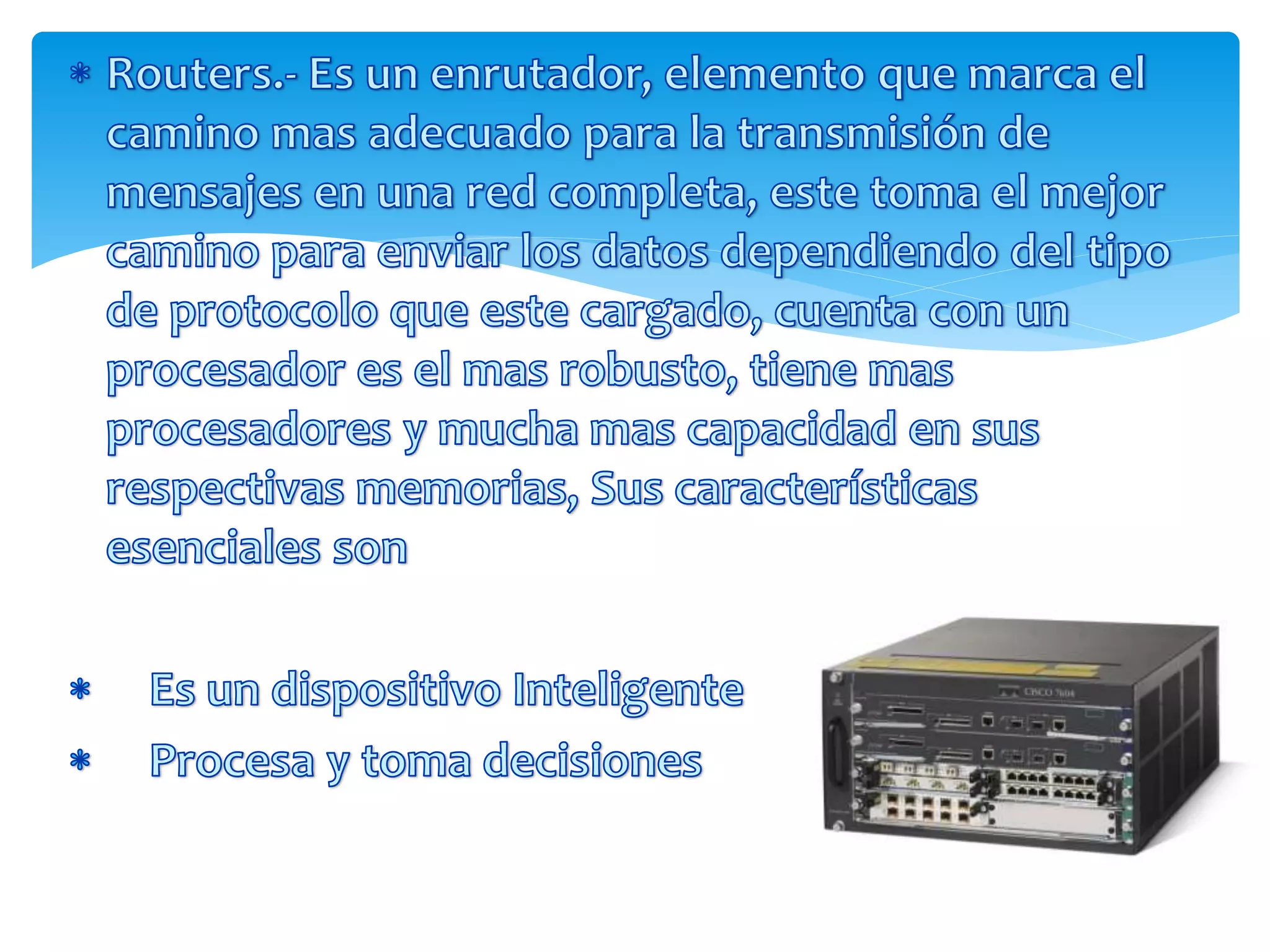 Componentes de una red | PPT