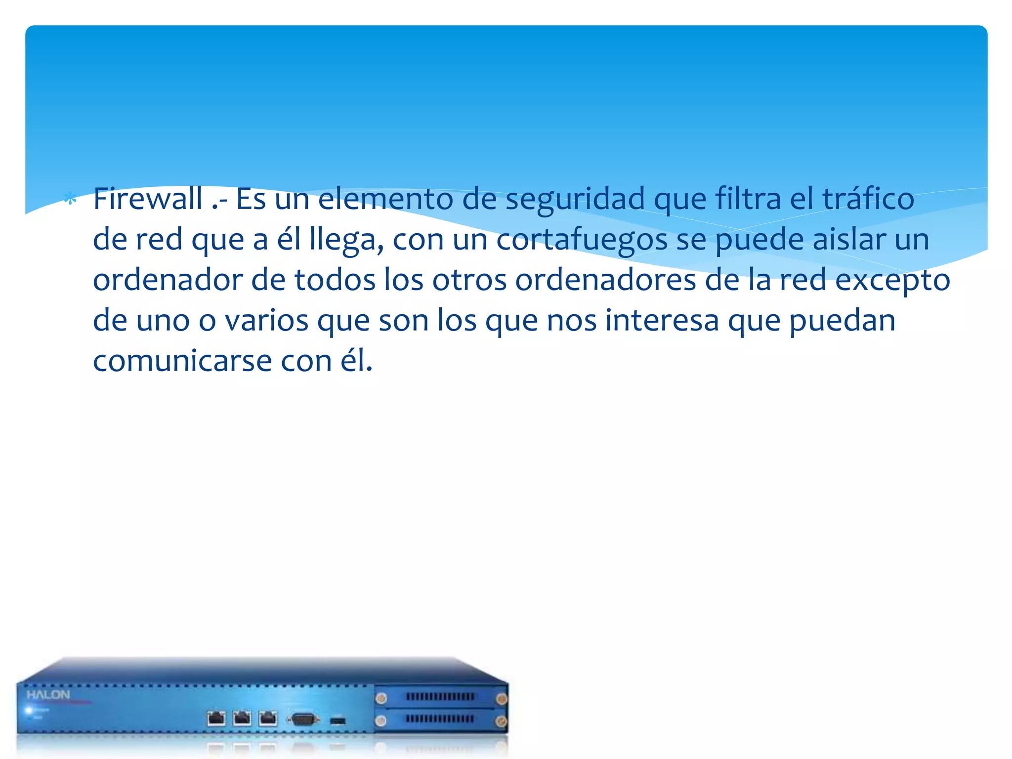 Componentes de una red | PPT