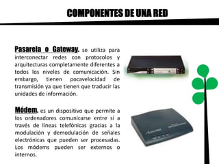 Componentes de una red | PPTX