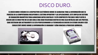 Componentes internos del computador | PPTX
