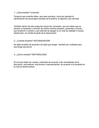 Componentes y niveles de concreció maria | PDF