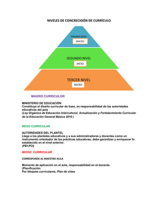 Componentes y niveles de concreció maria | PDF