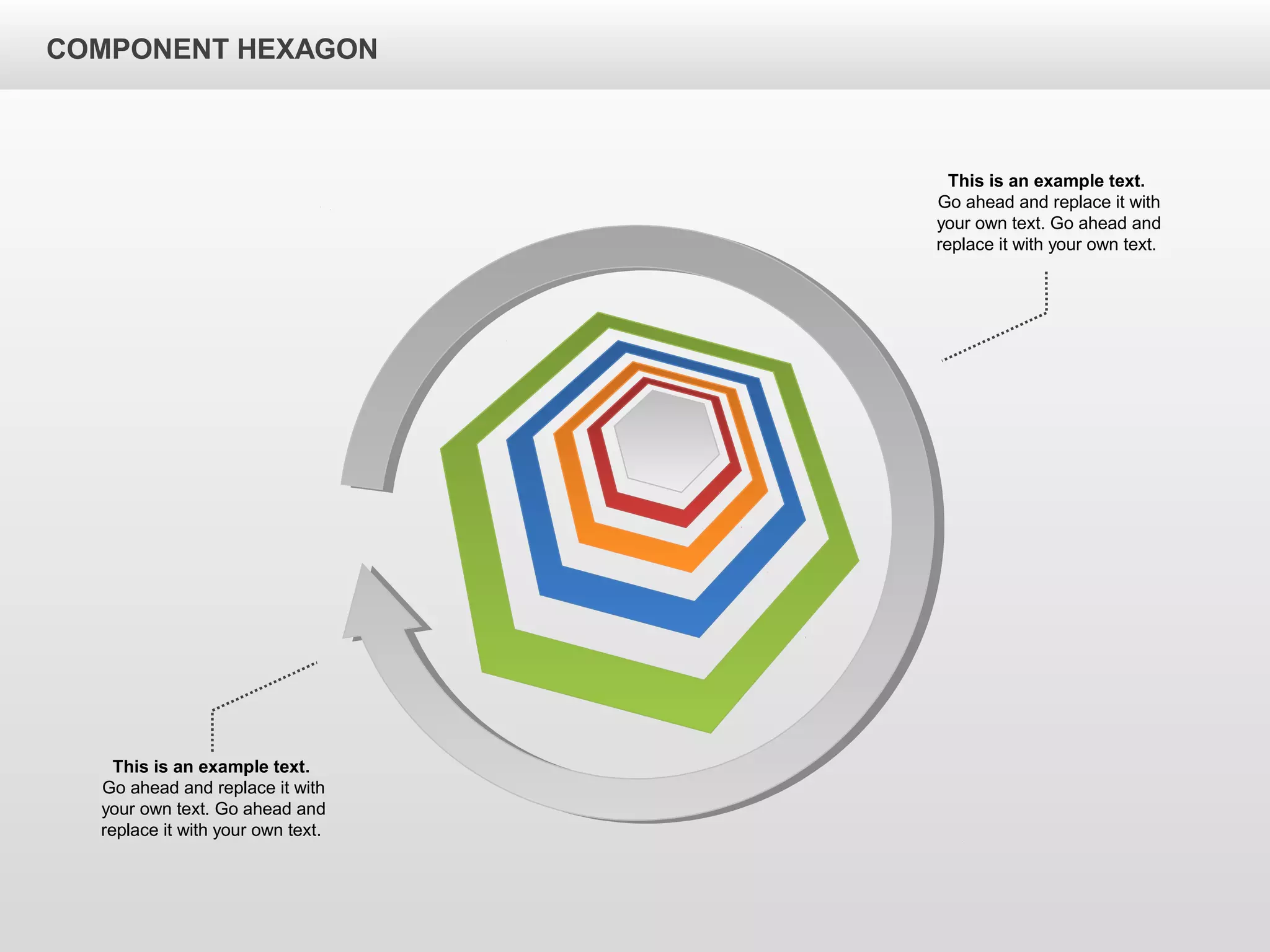 Component Hexagon Diagram | PPT