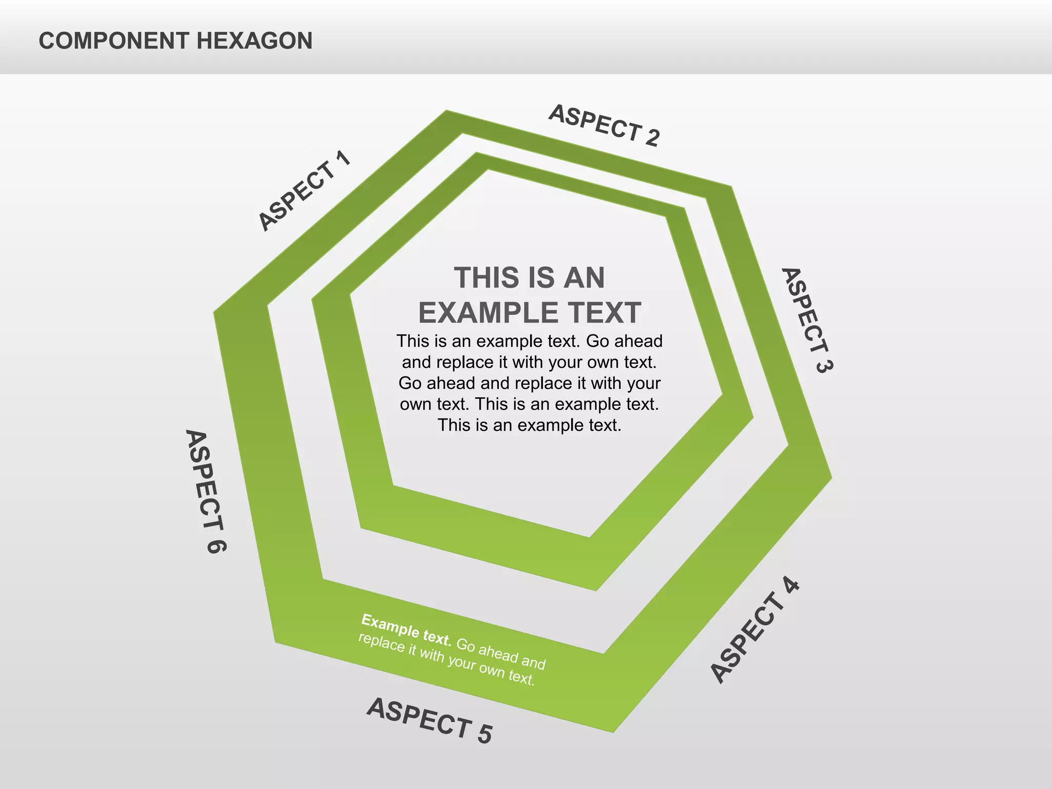 Component Hexagon Diagram | PPT