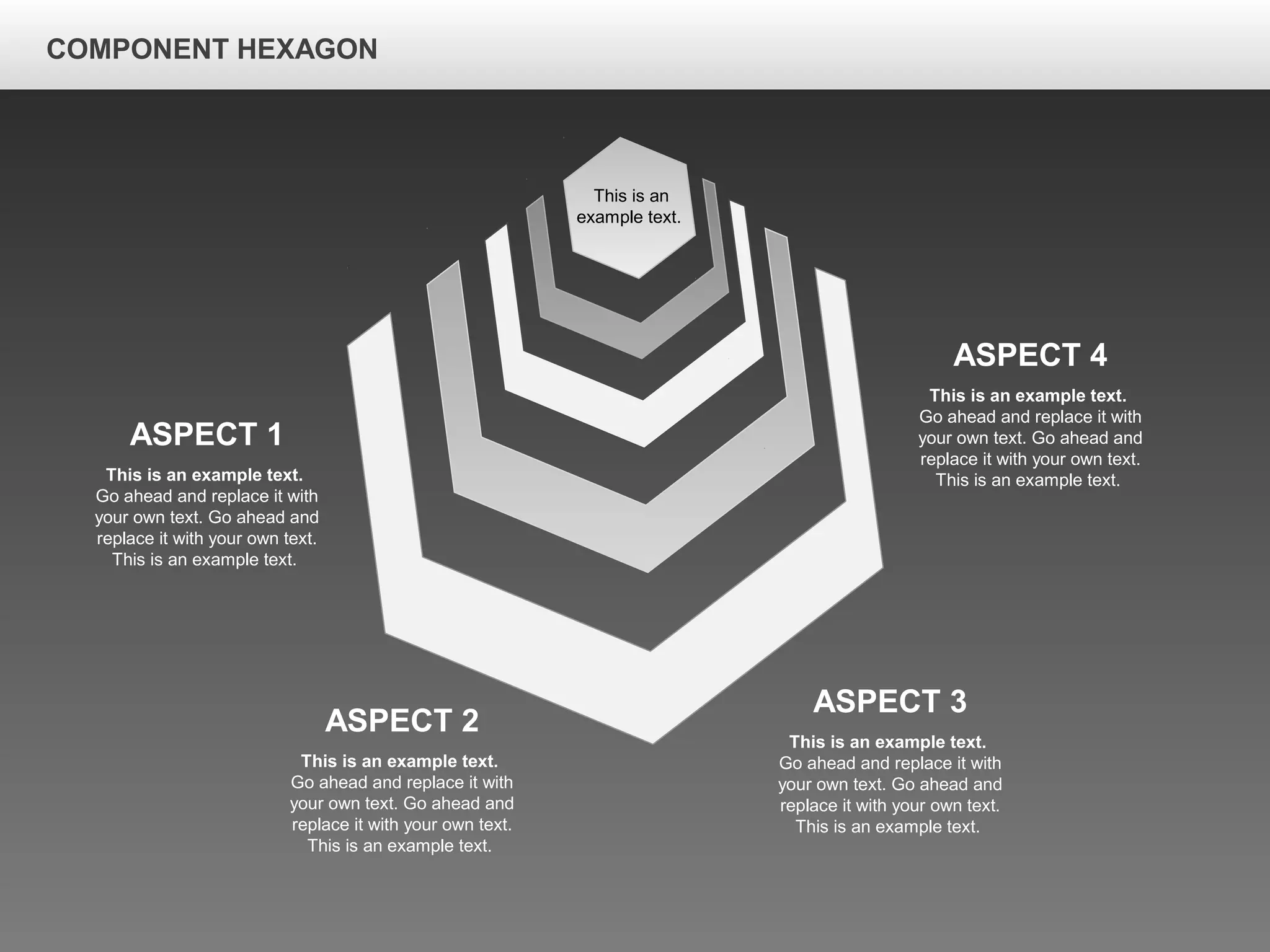 Component Hexagon Diagram | PPT