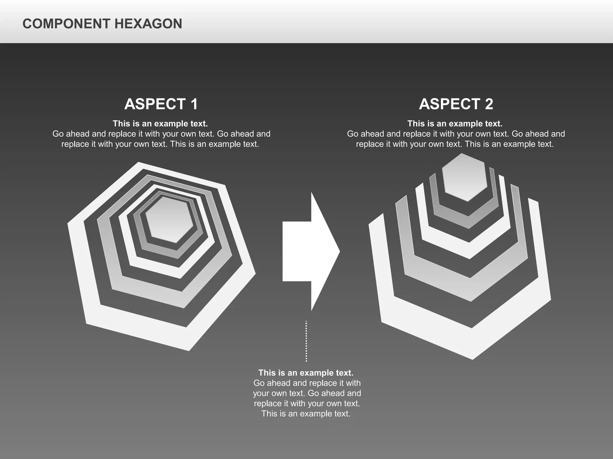 Component Hexagon Diagram | PPT