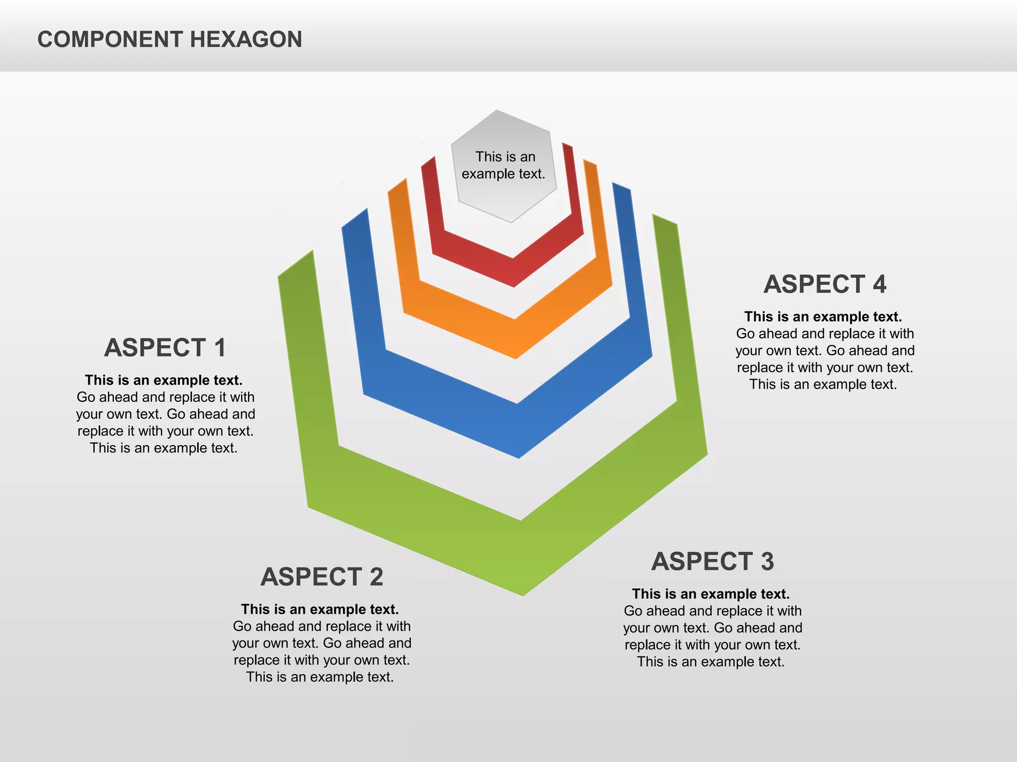 Component Hexagon Diagram | PPT