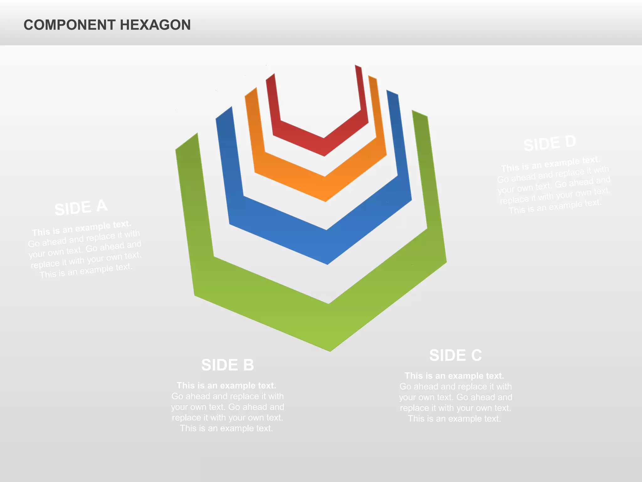 Component Hexagon Diagram | PPT
