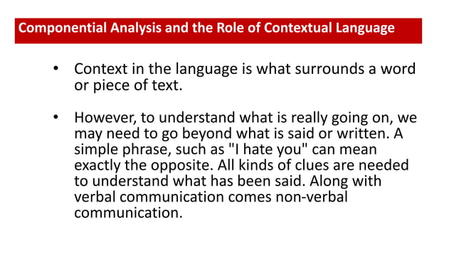 Componential-Analysis.pptx | Science