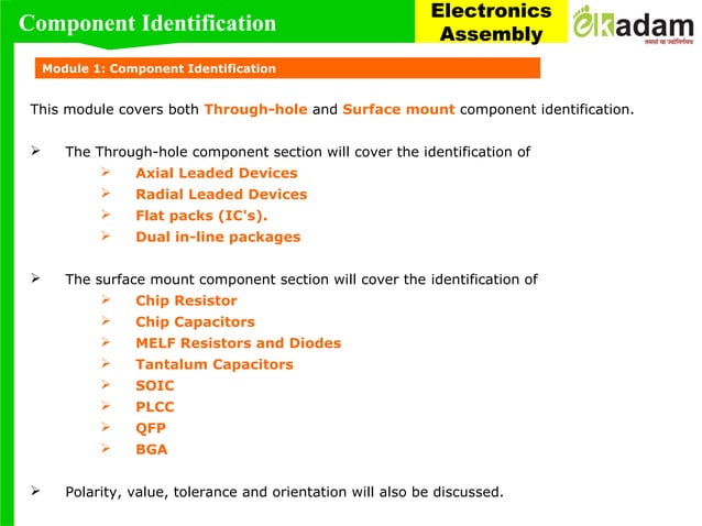 PTH and SMT Component identification and understanding | PPT | Consumer Electronics | Technology ...