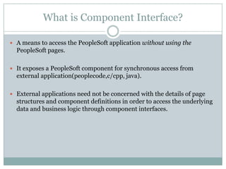 Component interface | PPTX