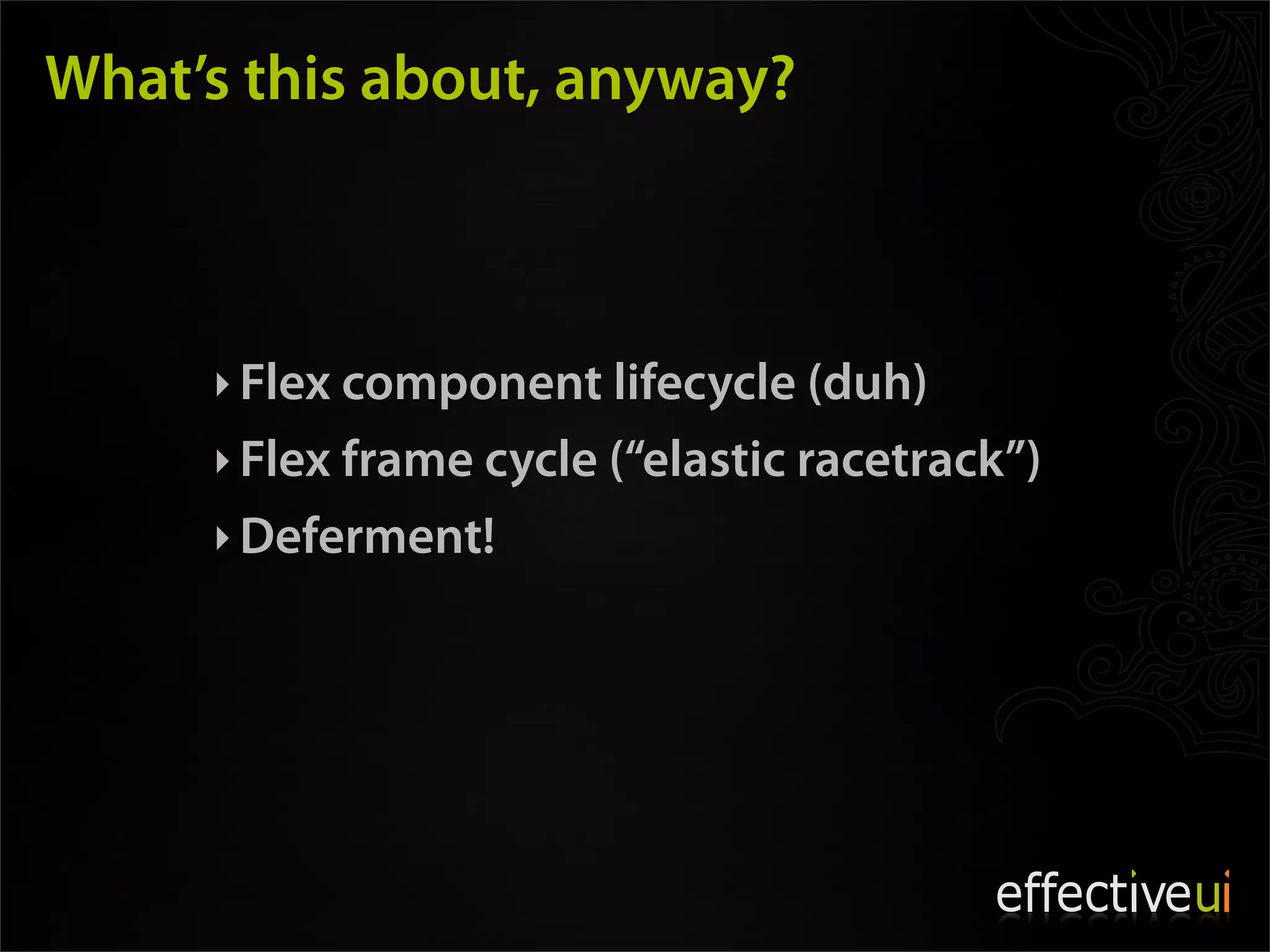 Adobe Flex 3 Component Life Cycle | PDF