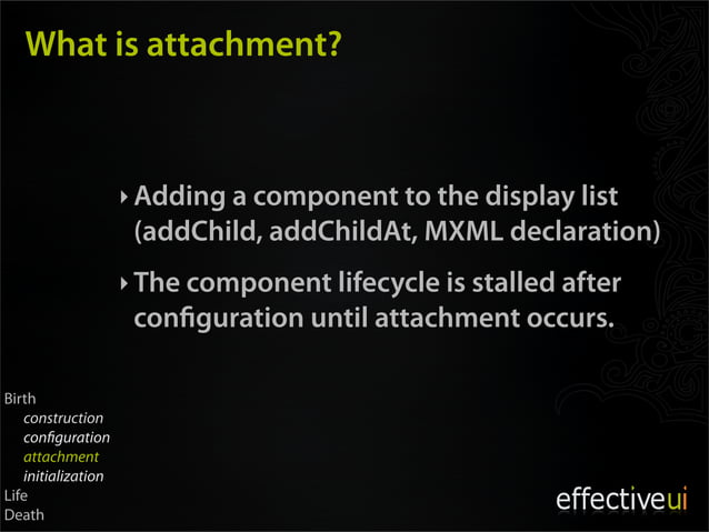 Adobe Flex 3 Component Life Cycle | PPT