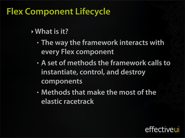 Adobe Flex 3 Component Life Cycle | PDF