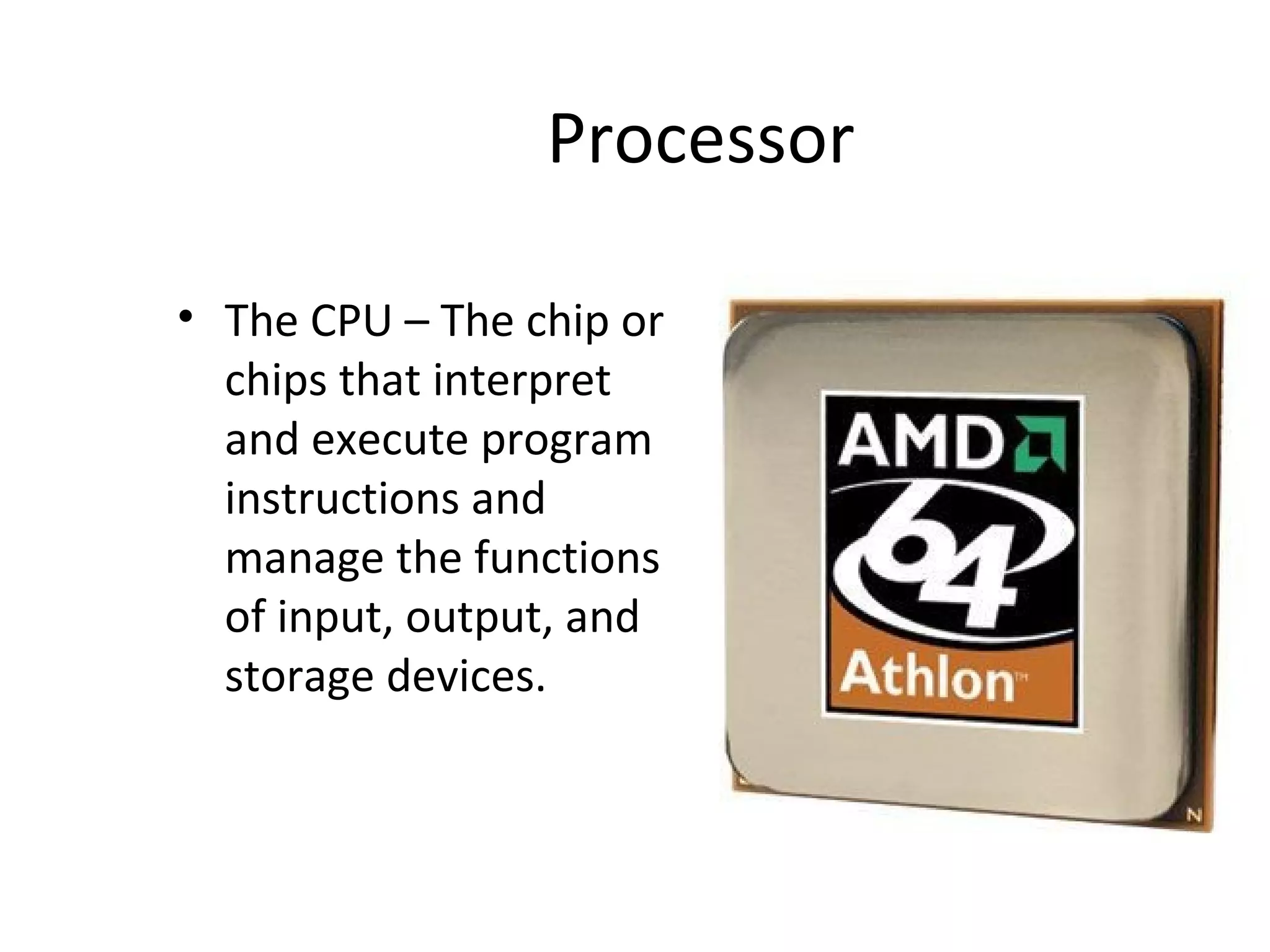 Components of computer | PPT