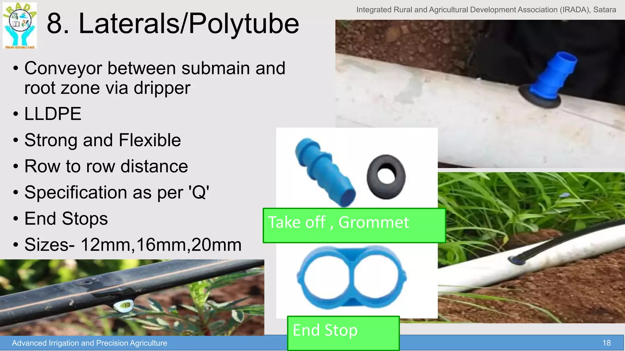 Component of drip irrigation system | PPTX